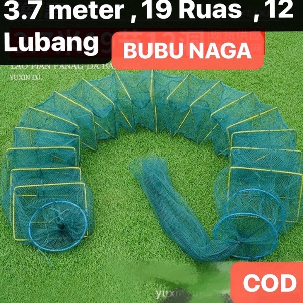 Jual Murah Premium BUBU NAGA IKAN UDANG KEPITING 19 SISI 12LUBANG ...