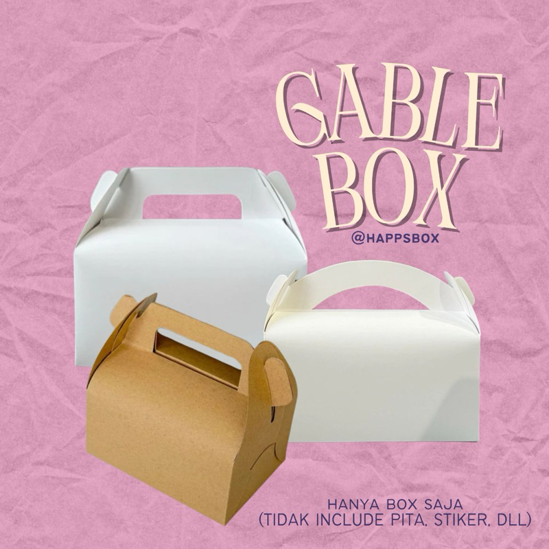 Jual GABLEBOX (HANYA BOX SAJA)| MIN PEMBELIAN 10pcs | Shopee Indonesia