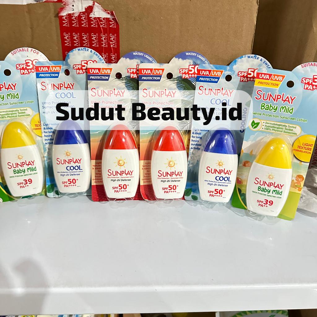 Jual SUNPLAY HIGH UV DEFENCE | BABY MILD | COOL SUNSCREEN LOTION SPF 50 ...