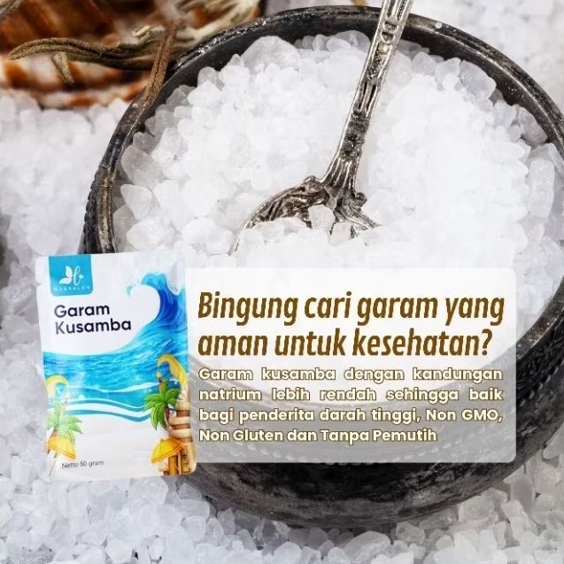 Jual Garam Kusumba Herbamour Premium Garam Kusumba Herbalov Garam Laut ...