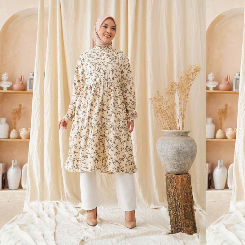 Jual EffortlessYRM Halain Tunic | Tunik Busui Tunik Bumil Tunik Motif ...