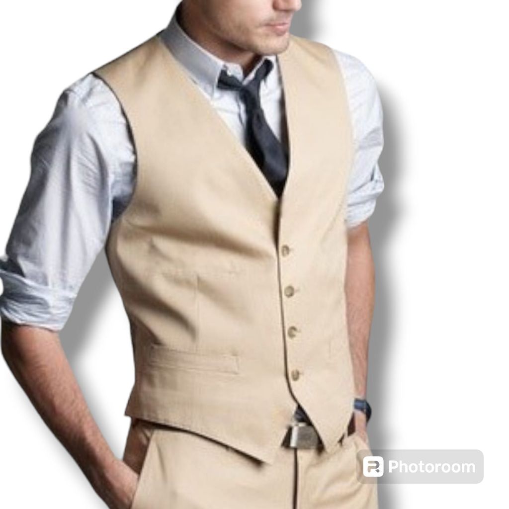 Jual Rompi Vest Jas Pria Slimfit Rompi Formal, Seragam Kerja Kantor Dan ...