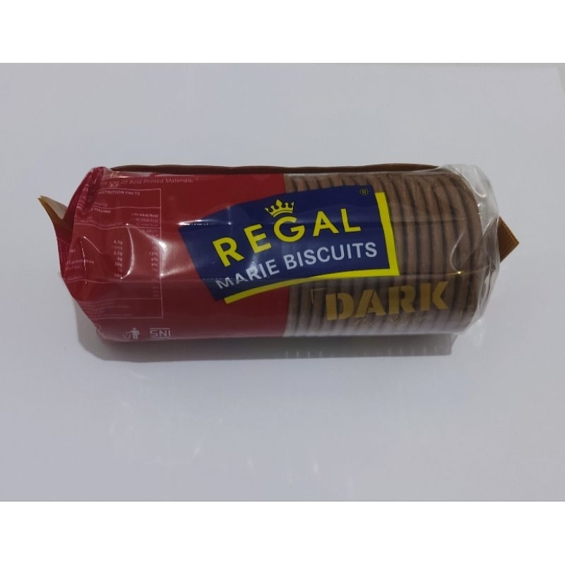 Jual Regal Marie Biscuit Dark Less Sweet Marie Gosong 230gram | Shopee ...