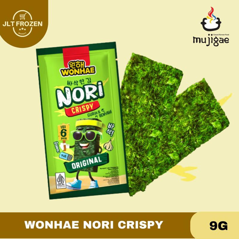 Jual Wonhae Mujigae Nori Crispy / Nori Kering Snack Rumput Laut ...