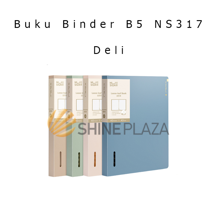 Jual Buku Binder Note B5 Deli Nusign NS317 Morandi Color - Loose Leaf Notebook B5 | Shopee Indonesia