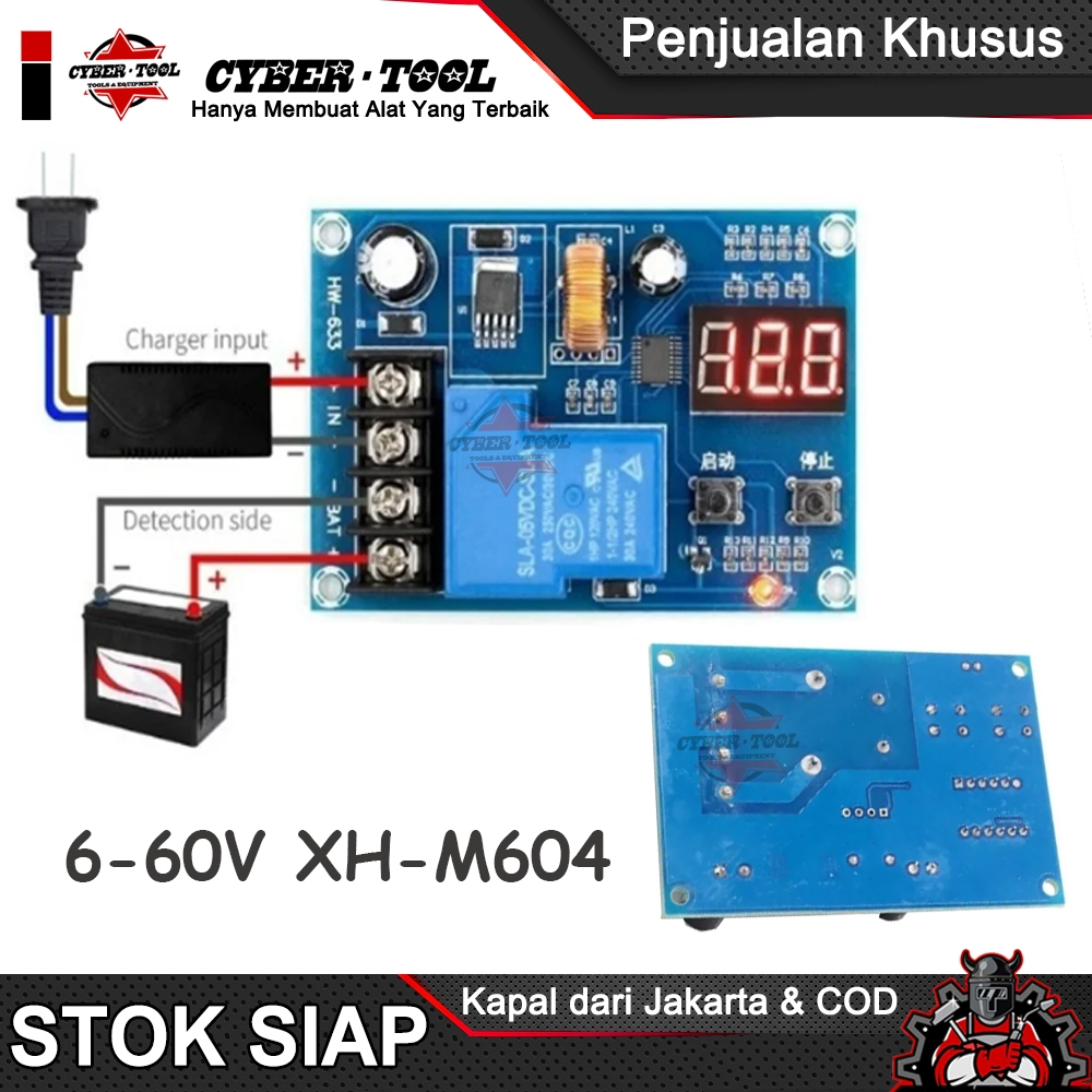 Jual Battery Charger Control Module 6-60V XH-M604 kontroller Cas ...