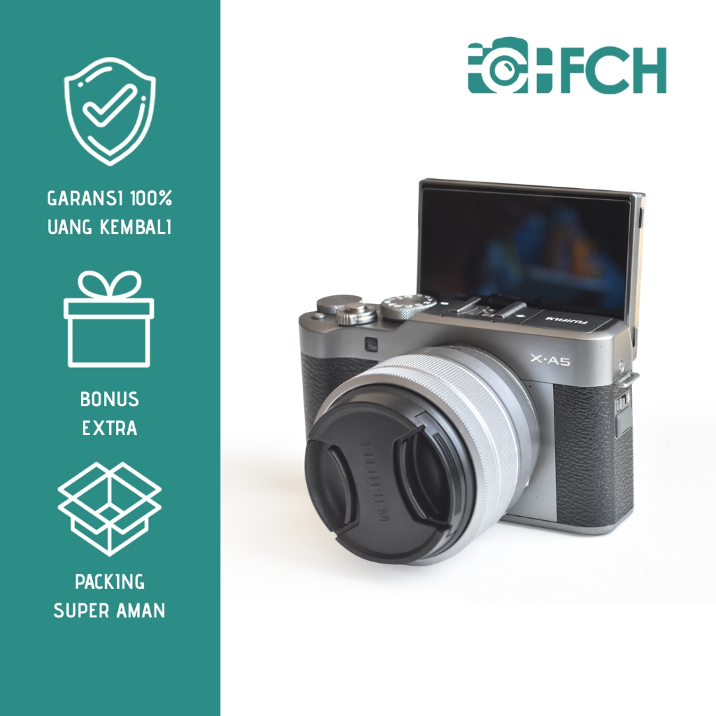 Jual MIRRORLESS FUJIFILM XA5 MULUS SUPPORT WIFI TOUCHSCREEN LAYAR FLIP ...