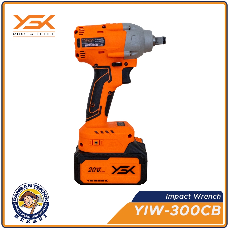 Jual YIW 300CB YASUKA IMPACT WRENCH CORDLESS | Brushless Cordless ...