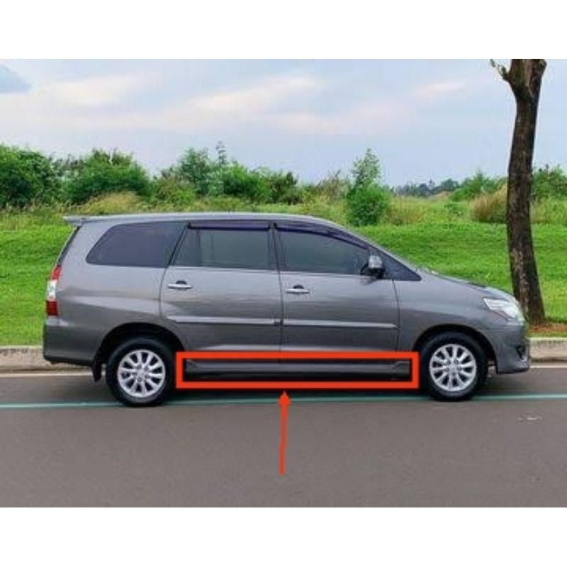 Jual SideSkirt Side Skirt Innova Type V Original Toyota | Shopee Indonesia