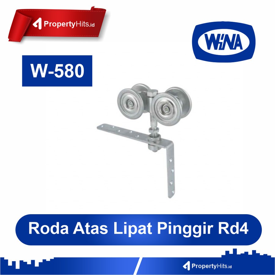 Jual Roda Atas Pintu Lipat Pinggir RD4 Merk WiNA Tipe W-580 | Shopee ...