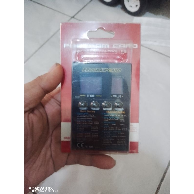 Jual part rc program card esc hobbywing brushless rebrand leopard hobby ...