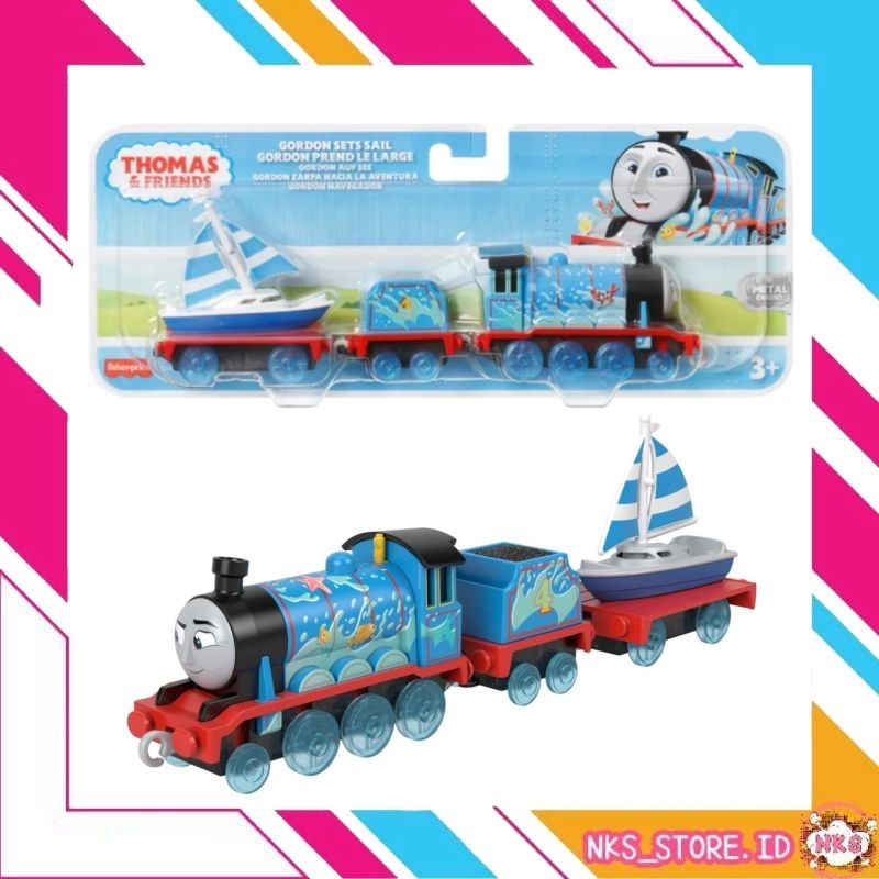 Jual Thomas & Friends Gordon Sets Sail Mainan Kereta Anak Metal Engine ...