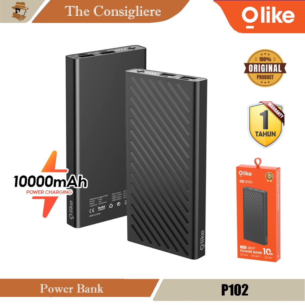 Jual Olike Power Bank 10000 Mah P102 Dual Input & Output Travel ...