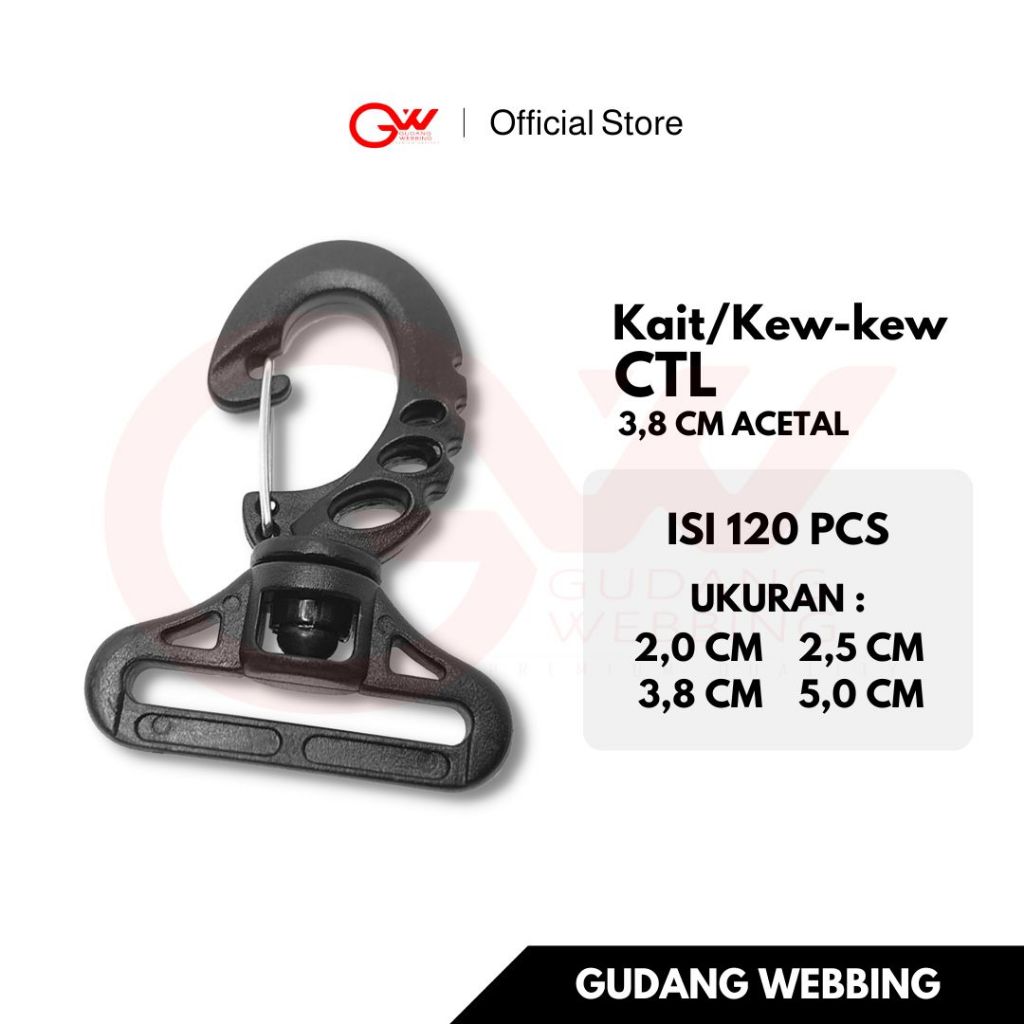 Jual ( ECERAN ) CC CTL 3.8cm ACT | KEW-KEW 38mm Acetal | CANTOLAN ...