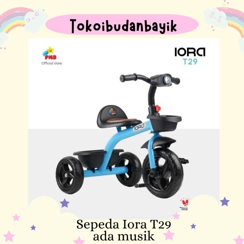 Jual Sepeda roda tiga IORA T29/TRICYCLE iora ada musik | Shopee Indonesia