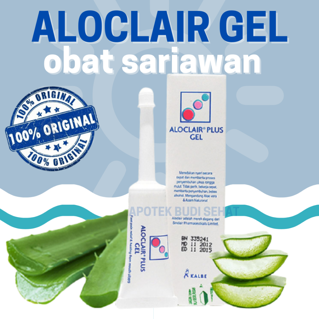 Jual Aloclair Obat Sariawan Semprot Plus Gel 8 mL Obat Sariawan Obat ...