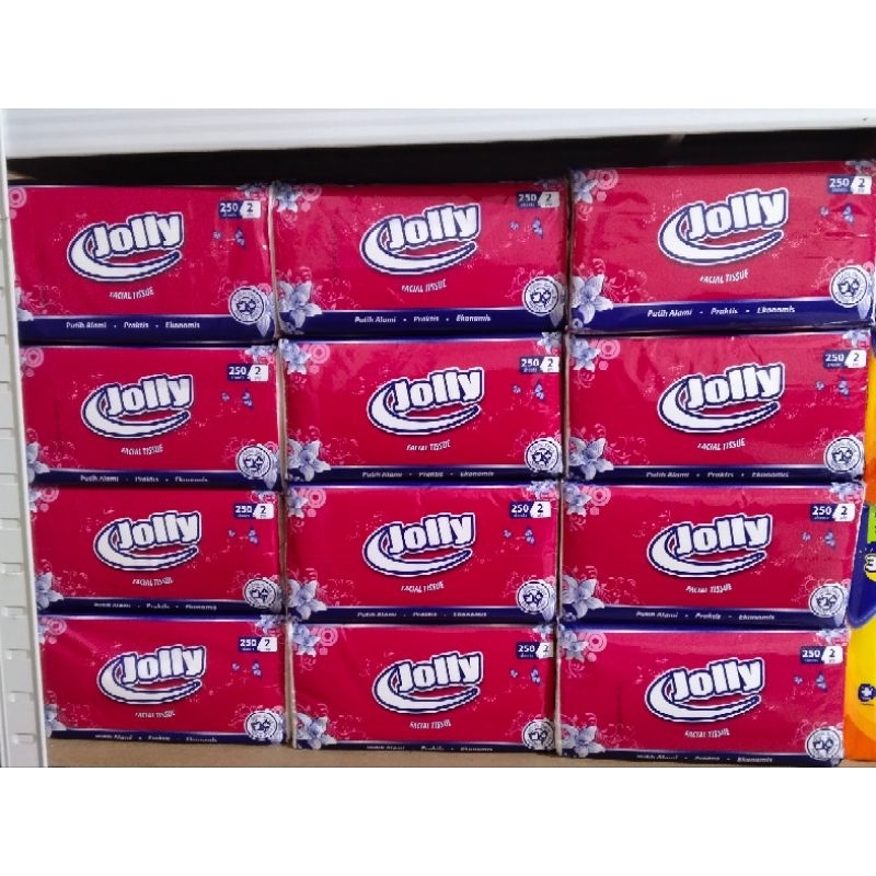 Jual TERMURAH !!! PAKET 4 PACK / 4 BUNGKUS TISSUE JOLLY 250 SHEET 2PLY ...