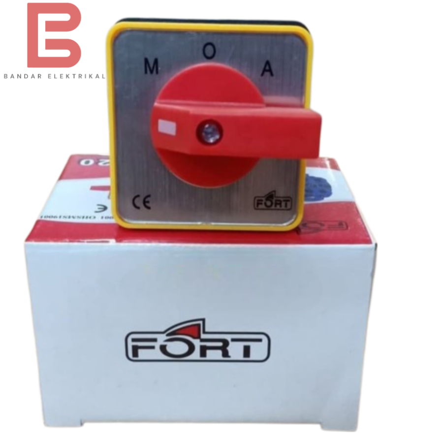 Jual Rotary Switch / Selector MOA 1P 1 Pole SFT20-3-1 SA16 A-O-M / M-O ...