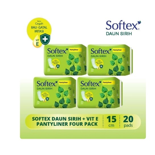 Jual Softex Daun Sirih PantyLiner ( Hijau isi 20 pads) | Shopee Indonesia