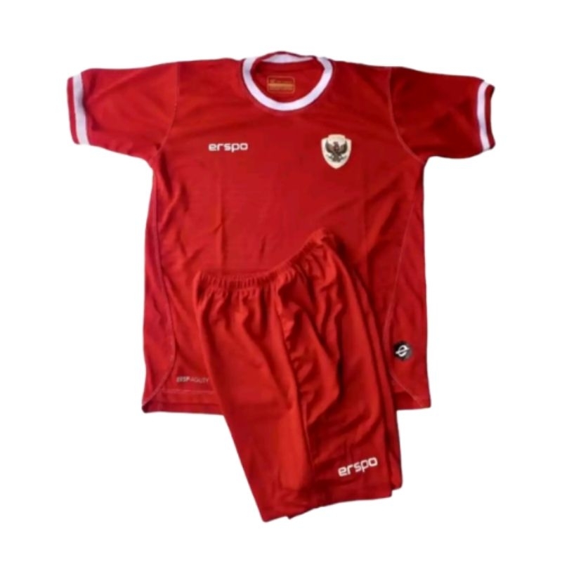 Jual [ HOME ] Jersey Anak Timnas Indonesia Terbaru 2024 "SETELAN" Jersey Anak erspo Grade Ori ...
