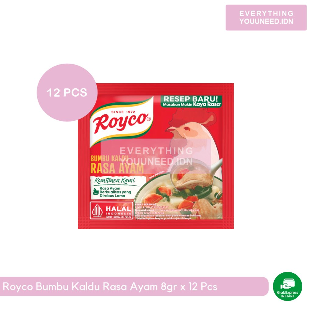 Jual Royco Bumbu Kaldu Rasa Ayam Sachet Isi 12 Pcs | Shopee Indonesia