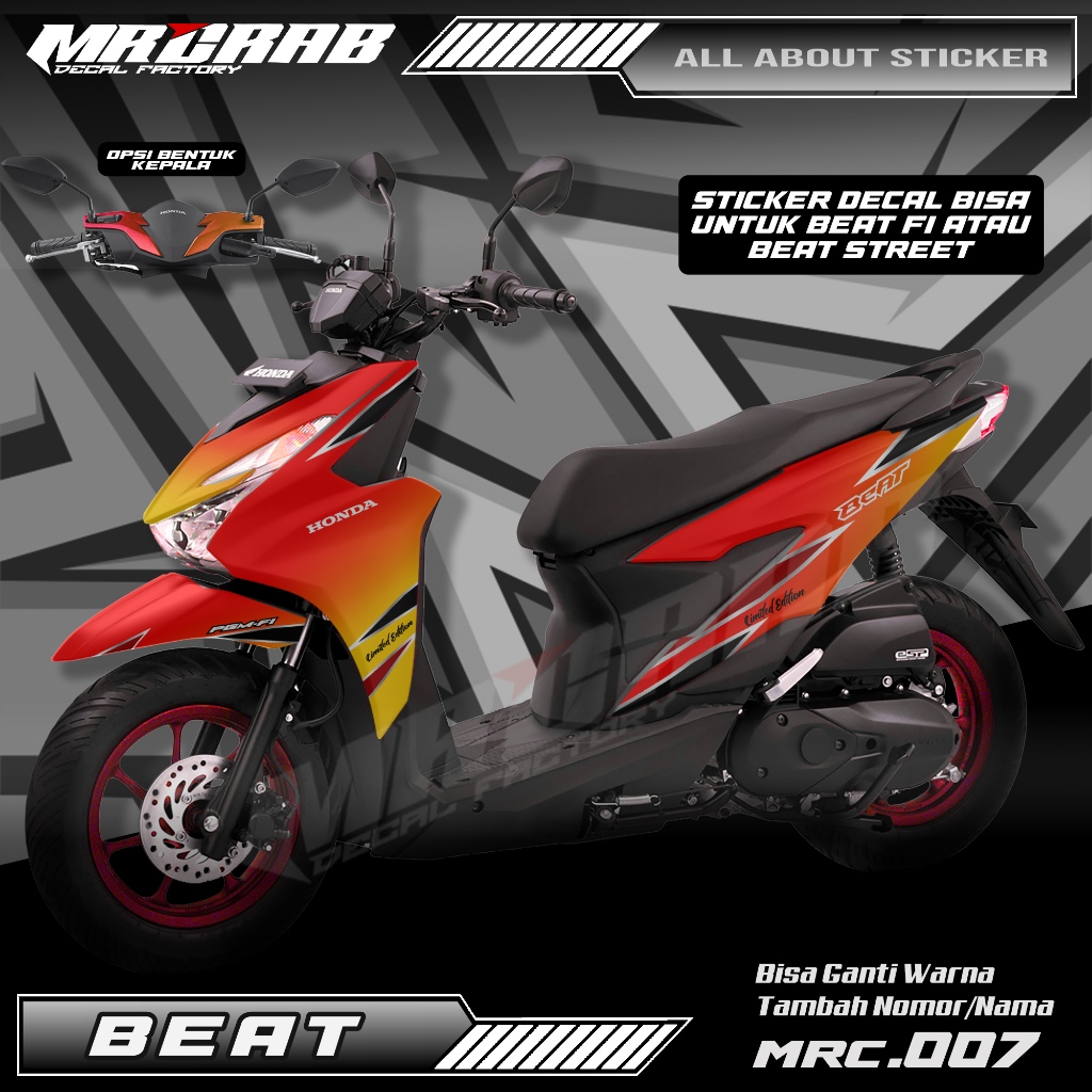 Jual TERBARU DECAL BEAT ALL NEW 2024 - DECAL BEAT STREET FI ALL NEW ...