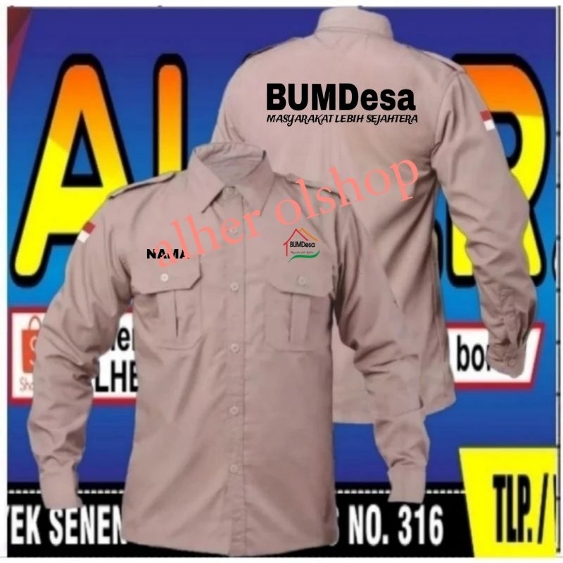 Jual kemeja BUMDesa baju BUMDesa seragam BUMDesa Pdh BUMDesa Pdl ...