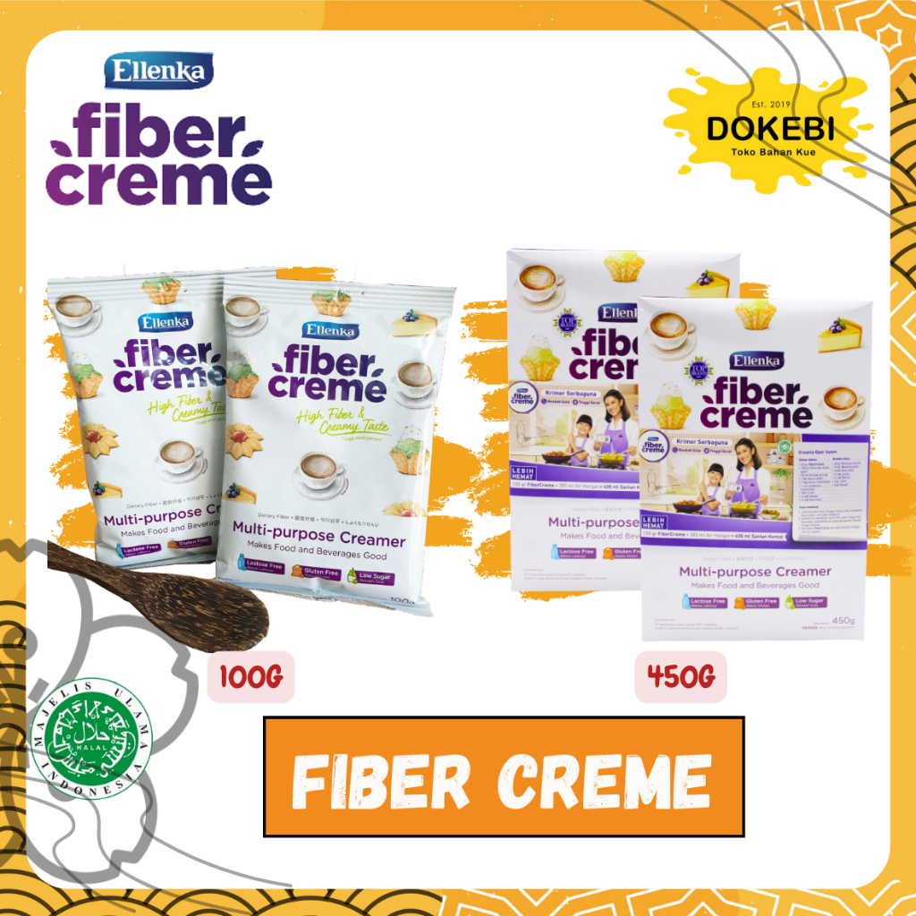 Jual ELLENKA FIBER CREME 450 G / Krimer Bubuk / Non Dairy Creamer ...