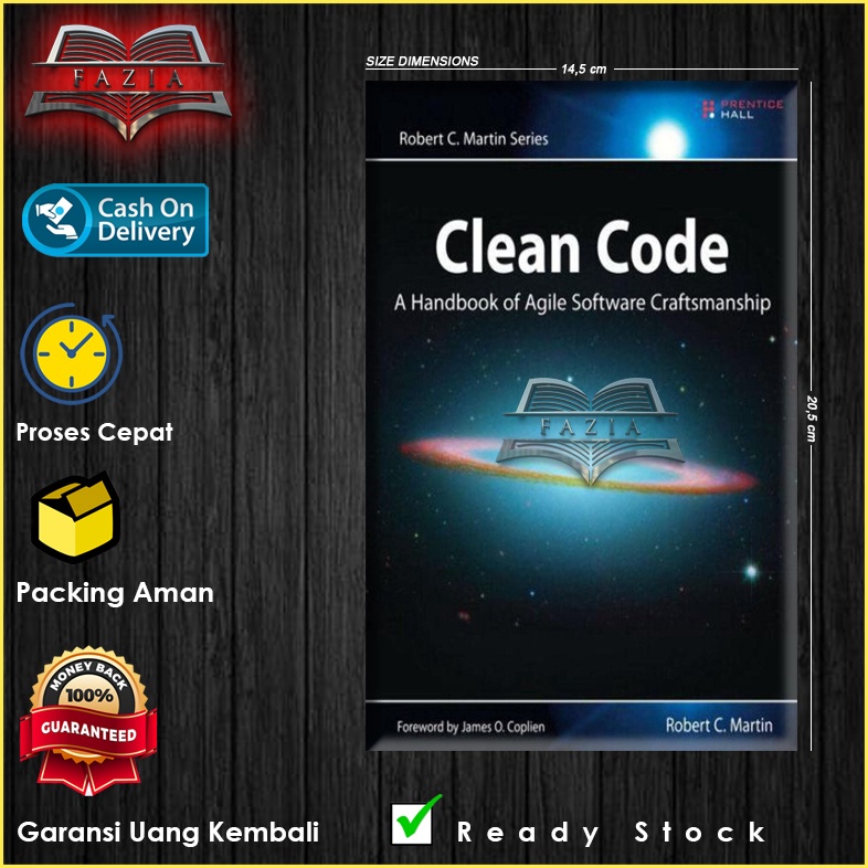 Jual Clean Code A Handbook of Agile Software Craftsmanship c C1X3 | Shopee Indonesia