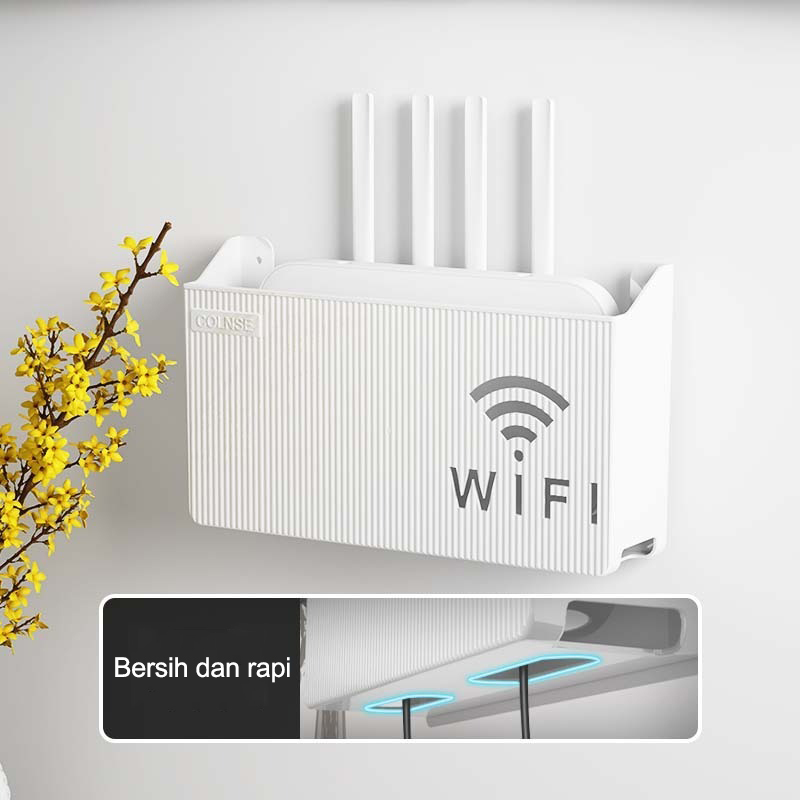 Jual O-KAY Rak Kotak Wifi Tempat Wireless Wifi Router Dekorasi Dinding ...