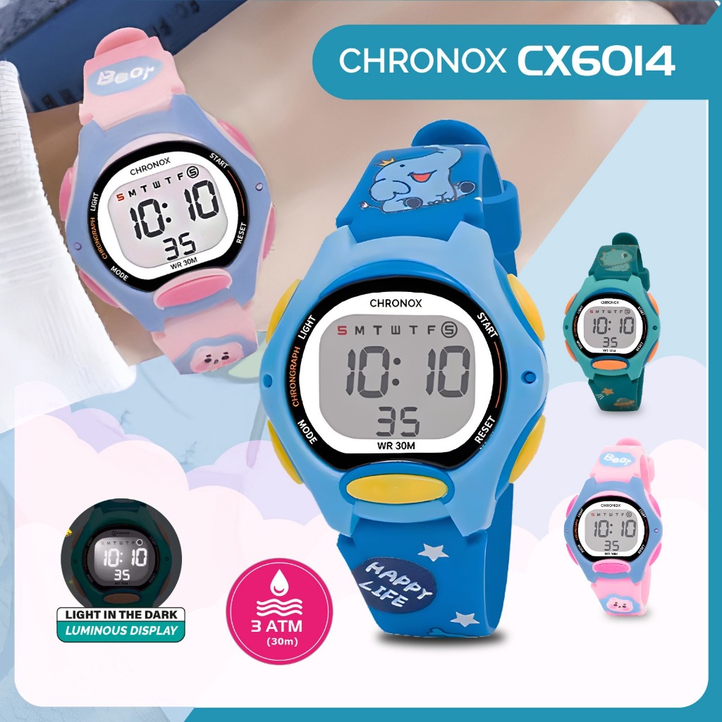 Jual Jam Tangan Digital Anak Perempuan Laki-Laki Anti Air Original ...