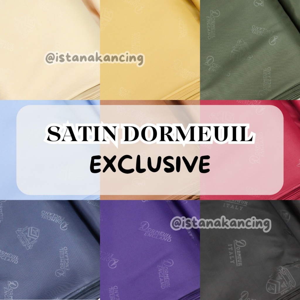 Jual Kain Dormeuil EXCLUSIVE Satin Super Halus Furing Jas Tas Gamis ...