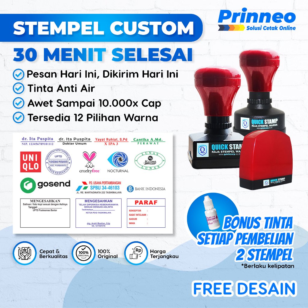 Jual STEMPEL, STEMPEL CUSTOM, STAMPEL CUSTOM, STEMPEL FLASH, STEMPEL FLASH CUSTOM, CEPAT SATU ...