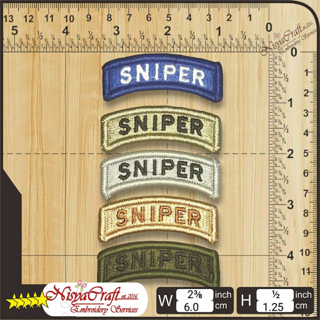 Jual NCEP0101-0471 US ARMY SNIPER | TABS | Shoulder Sleeve Insignia ...
