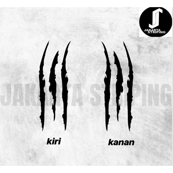 Jual Sticker Cakar Cutting Stiker Monster Stiker Racing Sepeda Motor ...