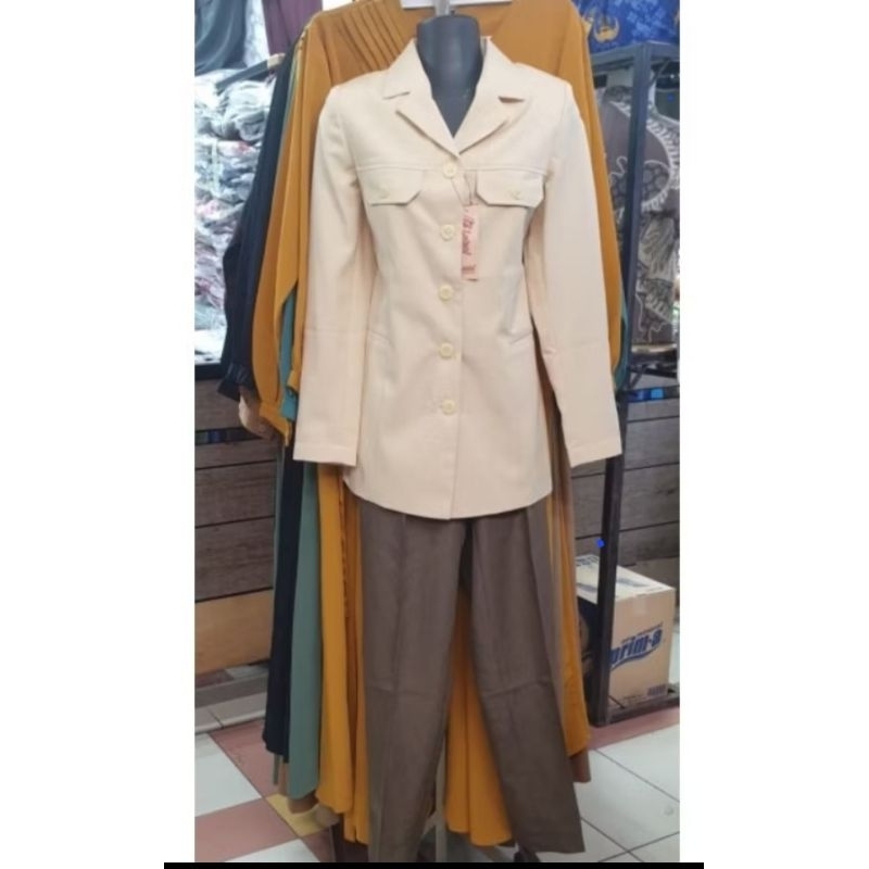 Jual Stelan PDH PNS Kemhan Wanita / Baju Seragam Kemhan PDH Kementrian ...