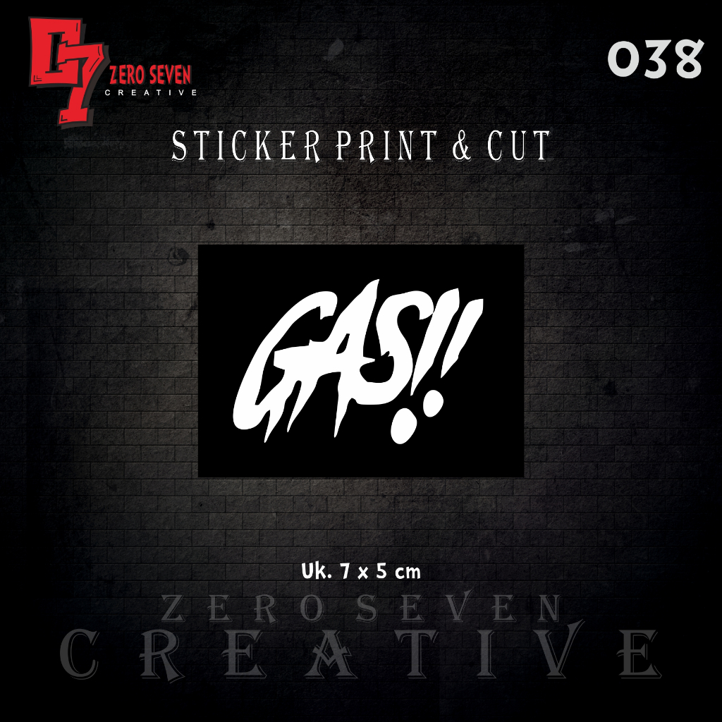 Jual STIKER GAS!! / RACING / STIKER VIRAL / LAPTOP / TUMBLER ...