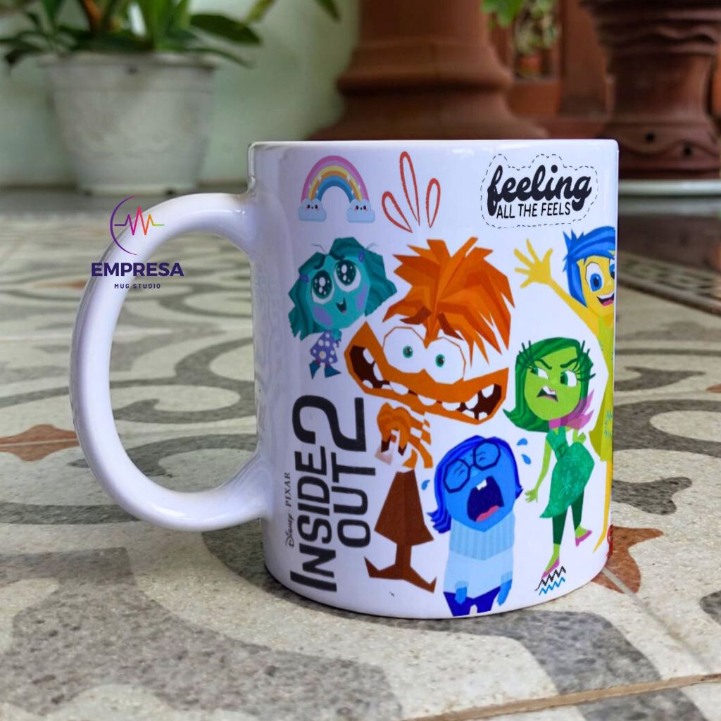 Jual Inside out character water tea mug coffee | Shopee Indonesia