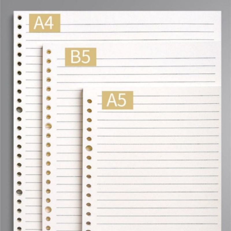 Jual ISI (25 LEMBAR) LOOSE LEAF A5 B5 A4 / KERTAS BINDER / REFILL KERTAS BINDER / ISI KERTAS ...