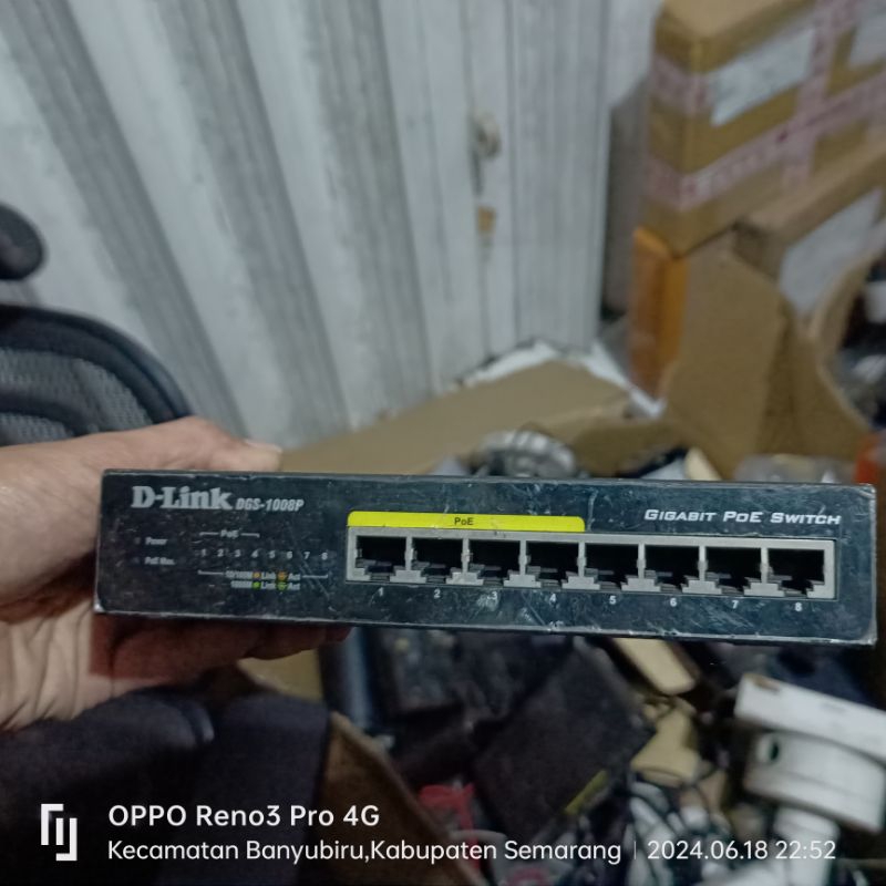 Jual D-LINK SWITCH HUB 8 PORT GIGABIT WITH 4 POE (DGS-1008P/E) (P ...
