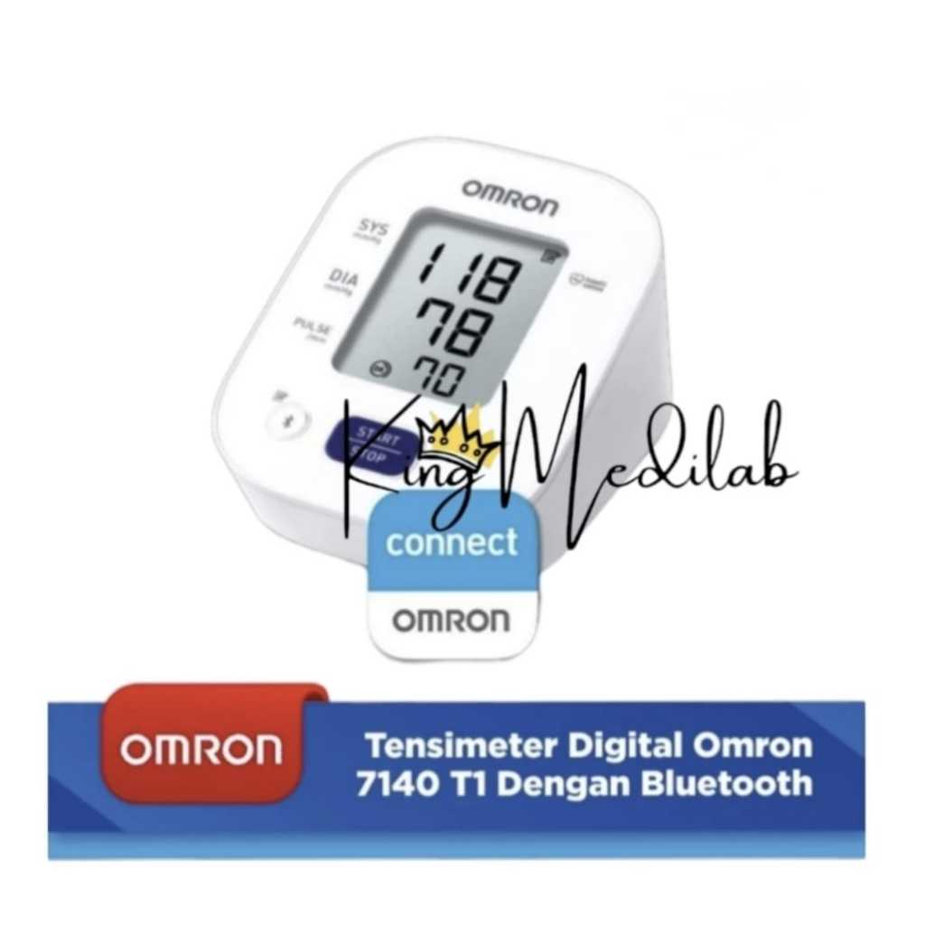 Jual Tensi Tensimeter Digital Omron 7140 T1 Dengan Bluetooth | Shopee ...