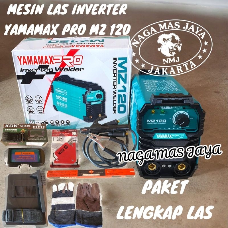 Jual MESIN LAS INVERTER MMA 120 YAMAMAX PRO MZ 120 / TRAFO LAS INVERTER YAMAMAX PRO MZ 120 ...