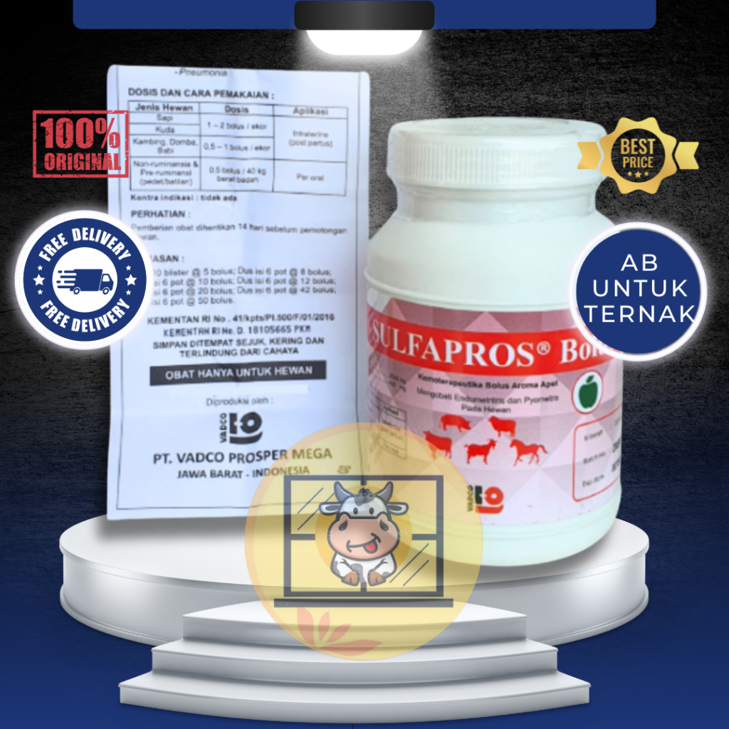 Jual SULFAPROS BOLUS 1 Pot20 Butir - Obat Antibakteri Hewan Ternak ...