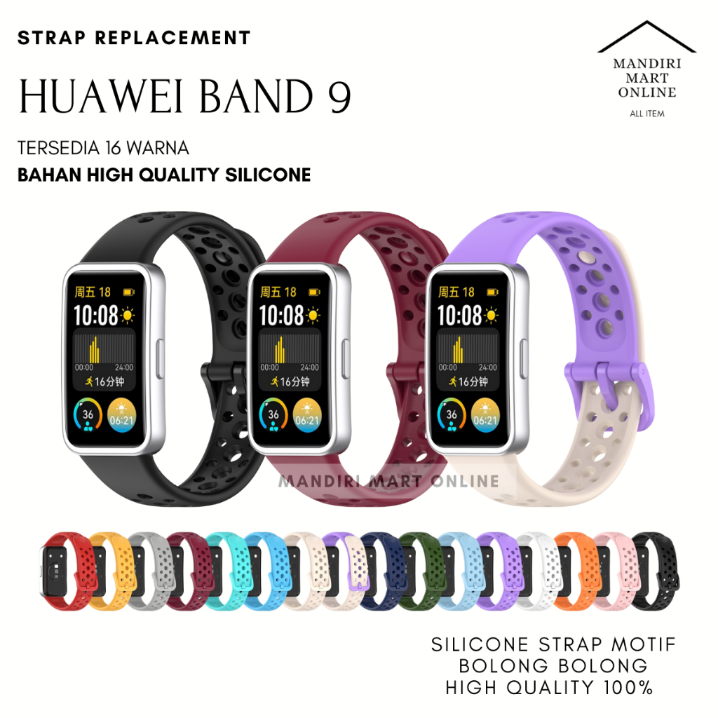 Jual Strap Huawei Band 9 Tali Pengganti Huawei Band 8 9 Motif Bolong ... Jual Strap Huawei Band 9 Tali Pengganti Huawei Band 8 9 Motif Bolong ...
