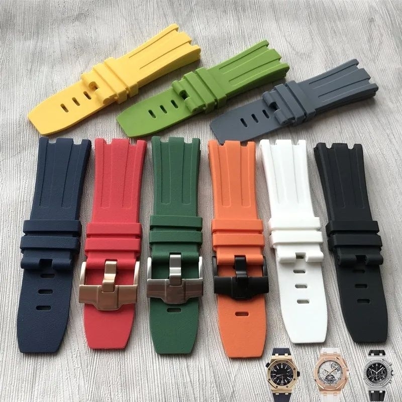 Jual Strap Tali Jam Ap Royal Oack Tali Rubber Silikon Jam Ap 28mm ...