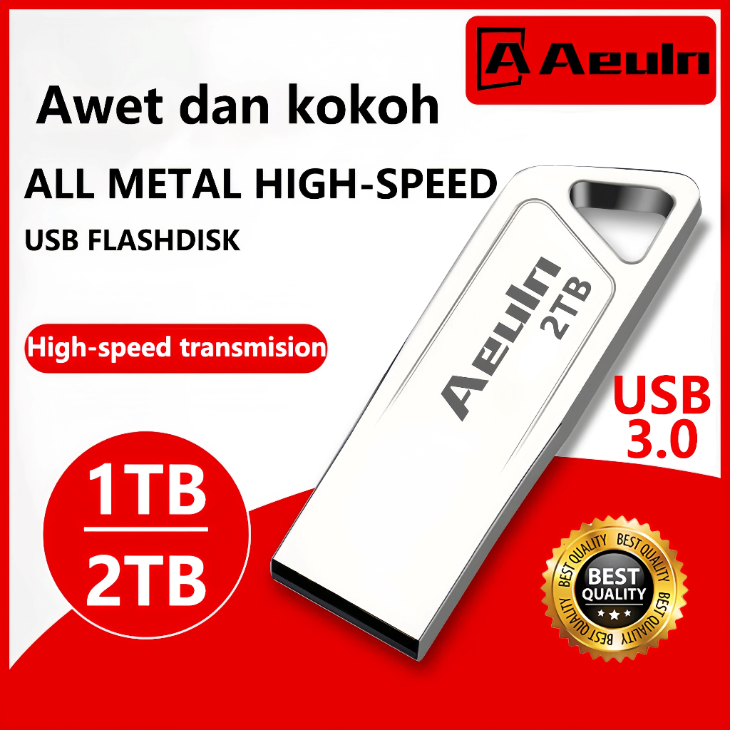 Jual Flashdisk USB 3.0 1TB/2TB Bahan Metal Anti Air Kecepatan Tinggi ...