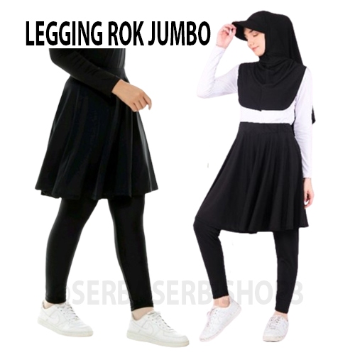 Jual Legging Rok Olahraga Jumbo Premium dan Standar Jogging Zumba Senam ...