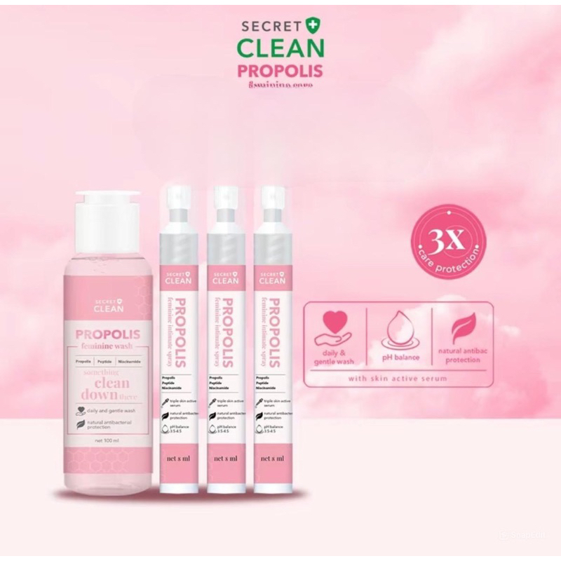 Jual ️ SC ️ ORI Secret Clean Propolis Feminine Wash Propolis Feminine ...