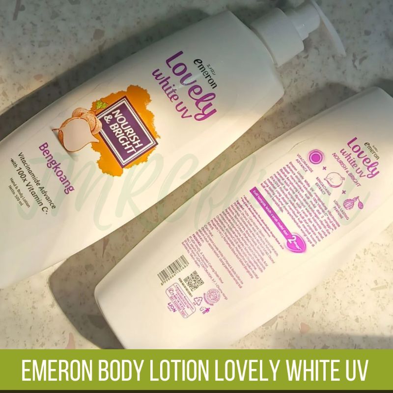 Jual EMERON LOVELY WHITE UV 500 ML HAND BODY PELEMBAB KULIT BODY LOTION ...