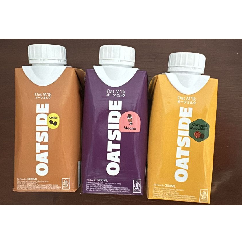 Jual OATSIDE OATMILK Terra Pack Tutup Botol 200ml 4 Varian Rasa ...